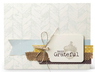 Truly Grateful Card - Crafty Stampin'
