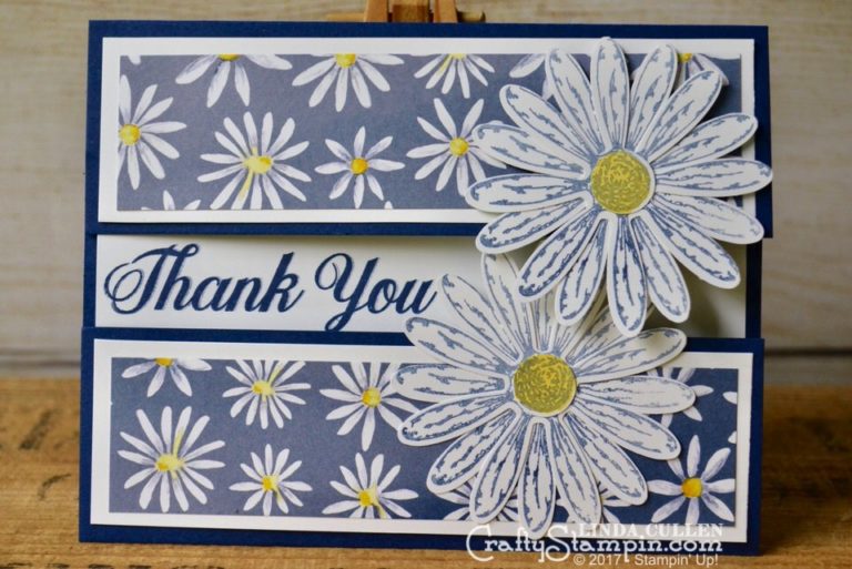 Swappers Showcase - Fancy Fold Daisy - Crafty Stampin'
