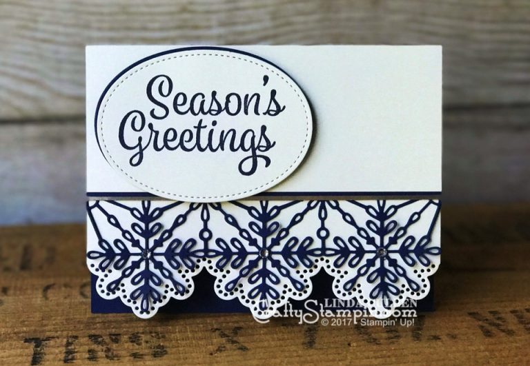 Snowflake Sentiments - Crafty Stampin - Linda Cullen - Stampin Up