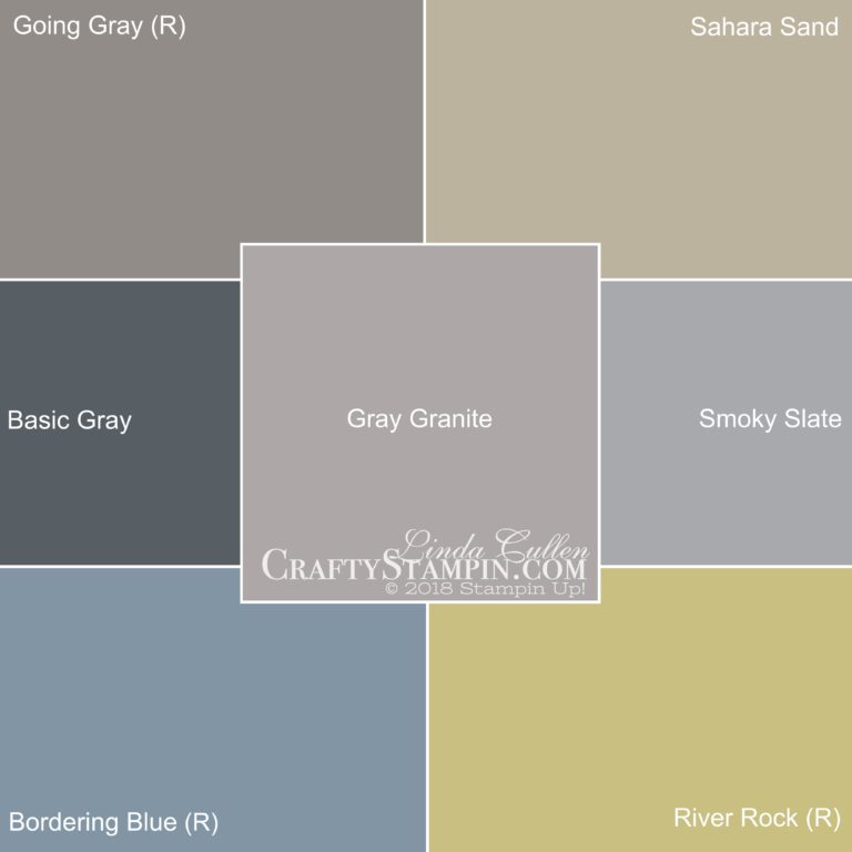 New Stampin Up Core Colors - Linda Cullen - Crafty Stampin