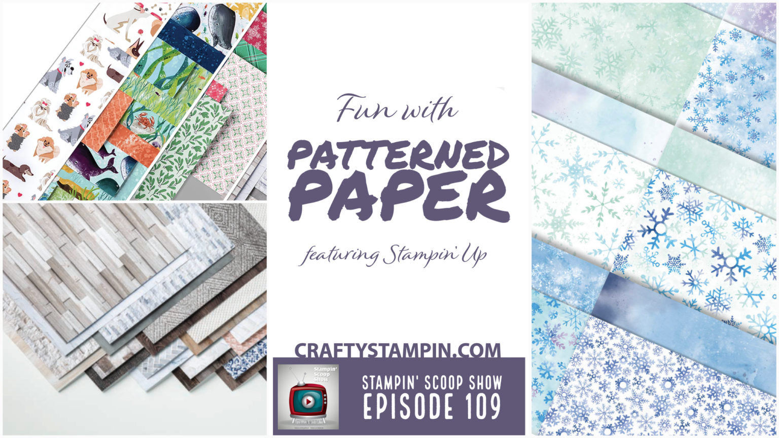 Fun with Patterned Paper featuring Stampin' Up! - Linda Cullen