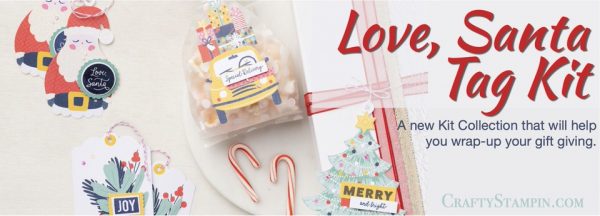 Love Santa Tag Kit - Crafty Stampin' - Linda Cullen - Stampin' Up!
