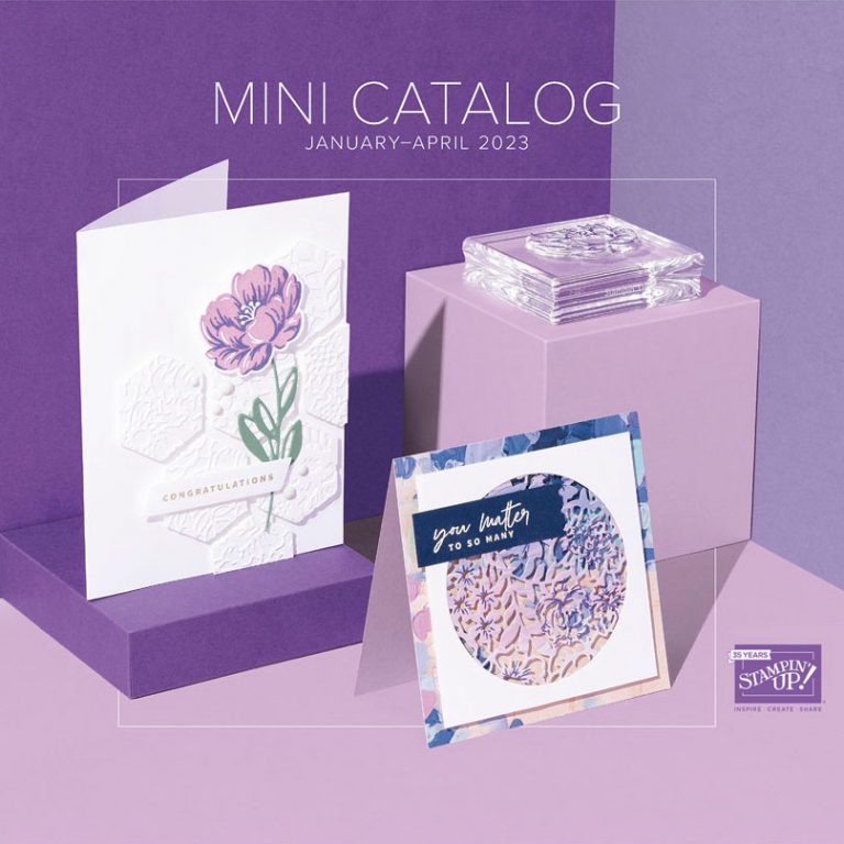 2023 Stampin' Up! January - April Mini Catalog Sneak Peek