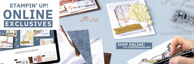 New Online Exclusive Products Now Available - Crafty Stampin'