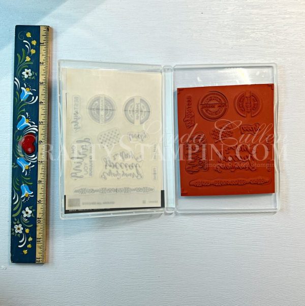 Stitched All Around Stamp Set, Bundle Stampin' Up! - Retired