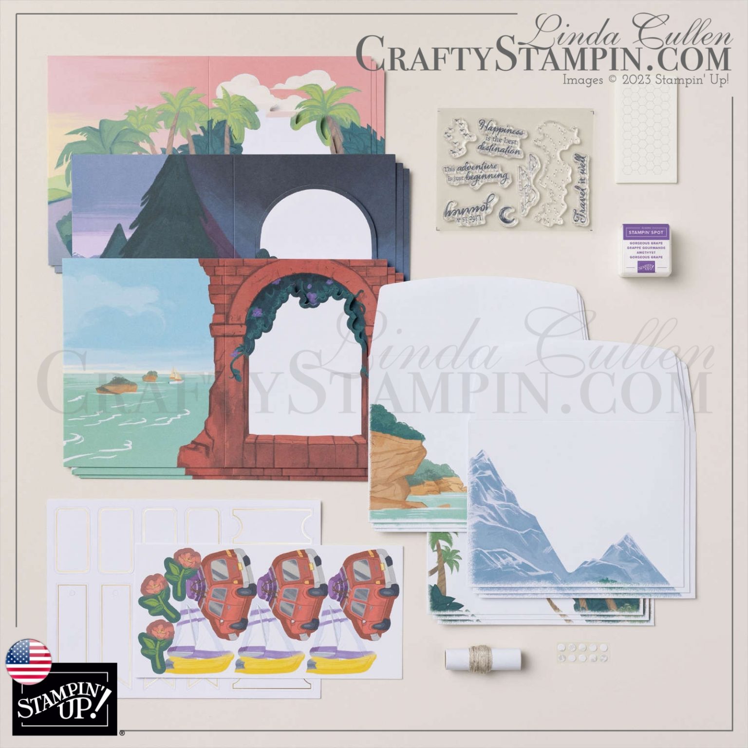 The Best Destination Kit - Kits Collection - Crafty Stampin'