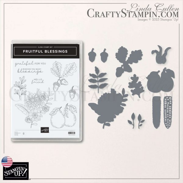 Fruitful Blessings Stamp Set, Dies, Bundle Stampin' Up! - Retired