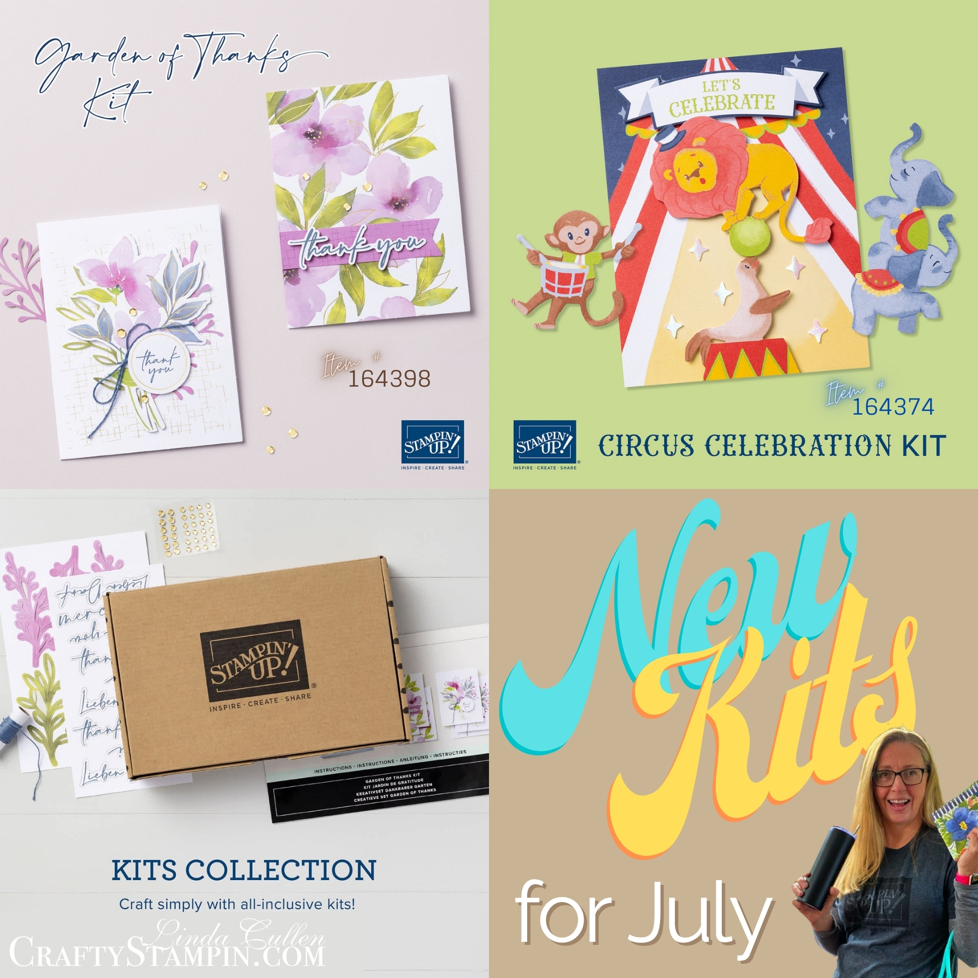 Garden of Thanks & Circus Celebration - Kits Collection - Crafty Stampin'