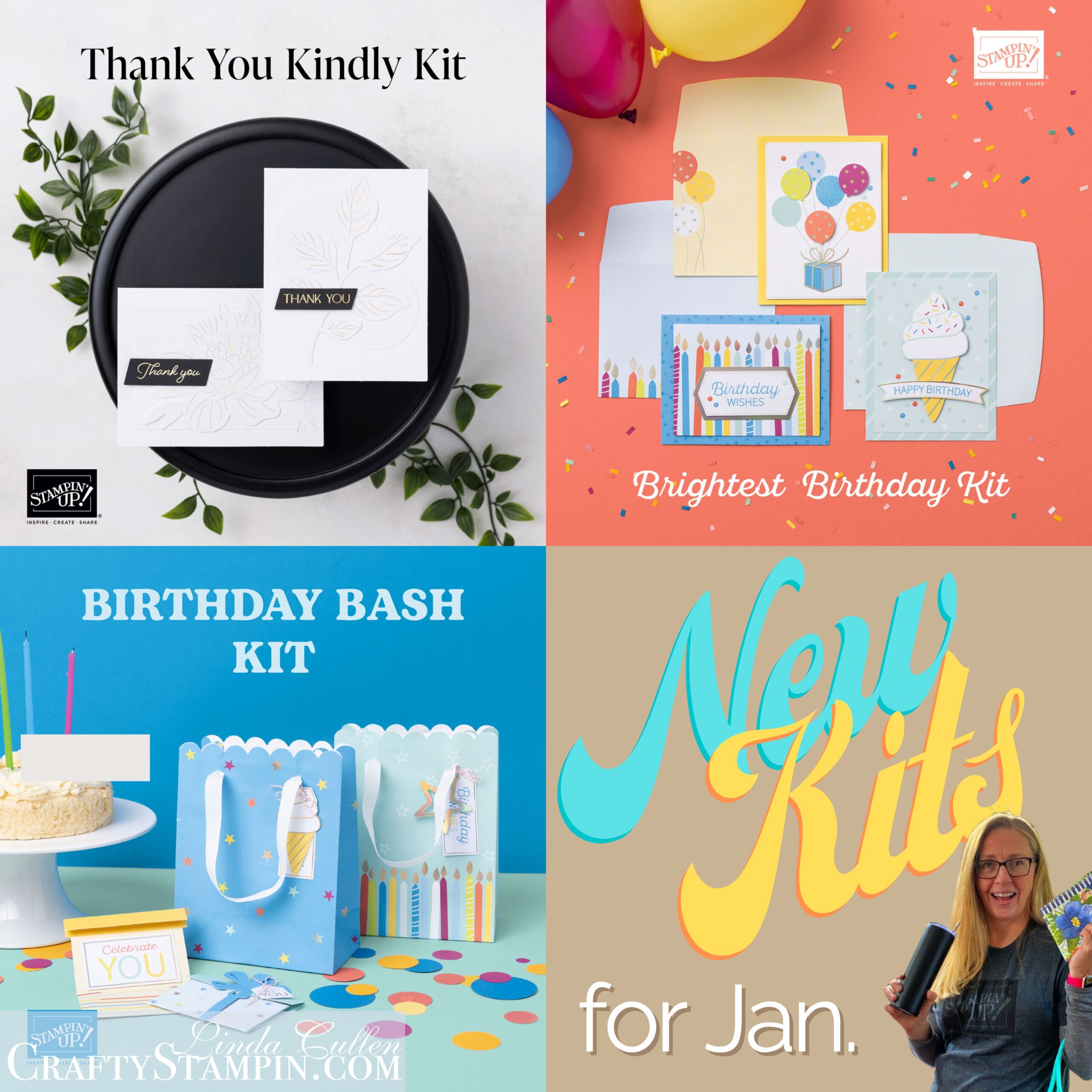 Brightest Birthday, Thank You Kindly & Birthday Bash - Kits Collection