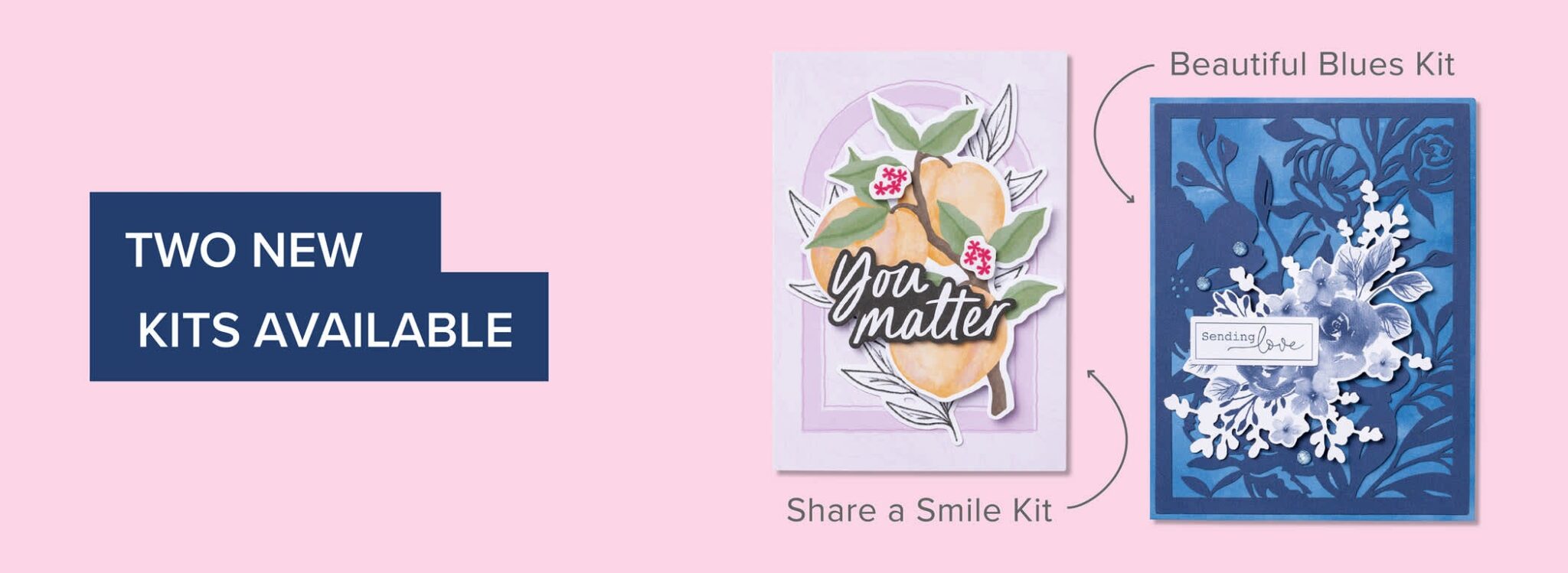 Beautiful Blues & Share a Smile - Kits Collection - Crafty Stampin'