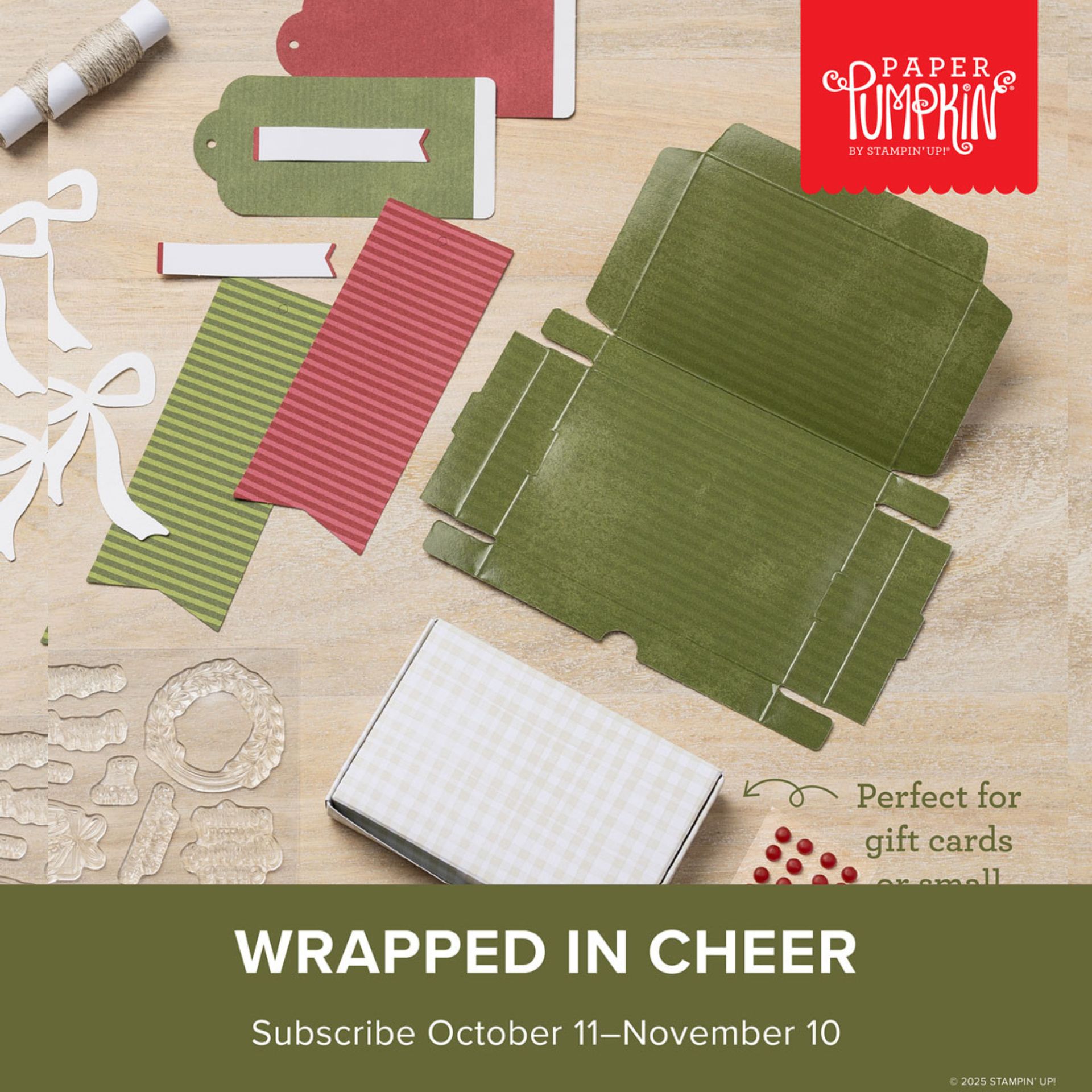 November 2025 Paper Pumpkin Kit - Crafty Stampin'