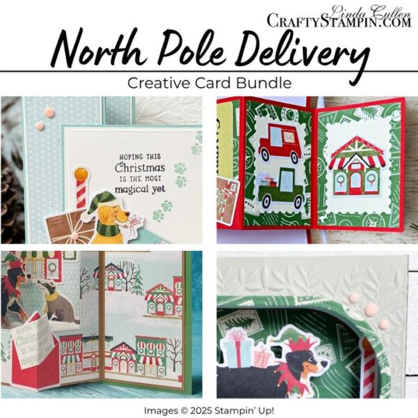 North Pole Delivery Suite Creative Card Bundle Tutorial PDF PDF ...